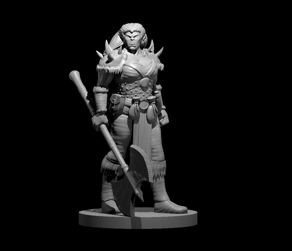 Free STL file Orc Warrior 🎲 ・Template to download and 3D print・Cults