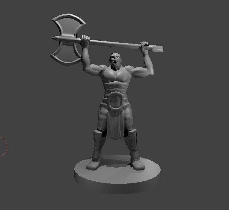 🎲 Raging Half Orc Barbarian Collection・Free STL File for 3D printing・Cults