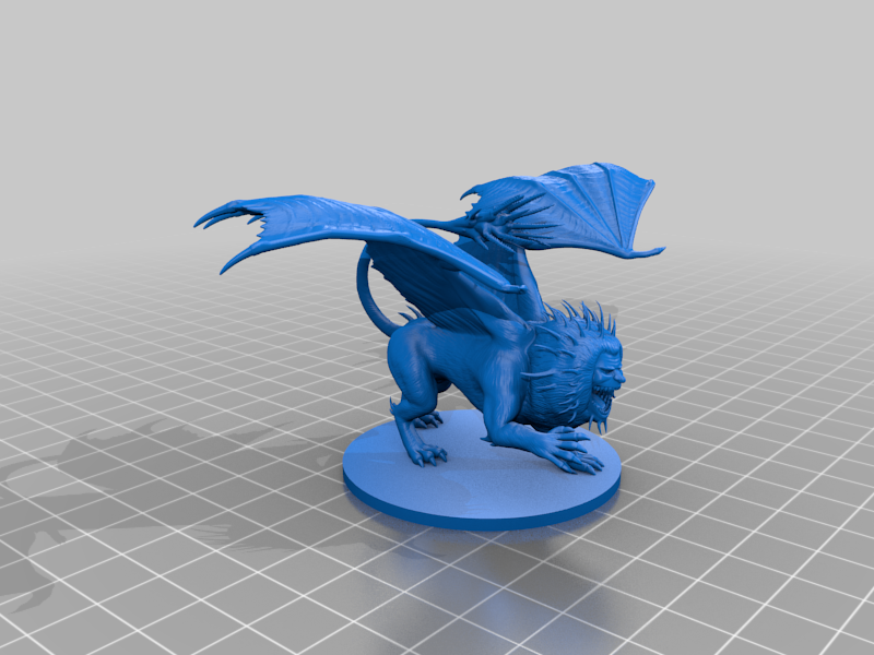 🦁 Manticore Updated・Free STL File for 3D printing・Cults