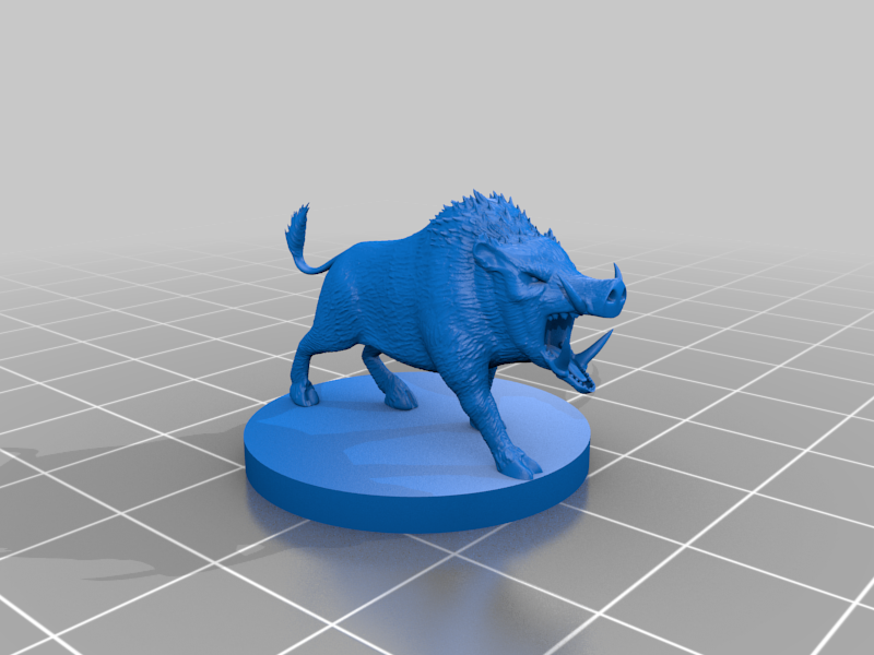 🐗 Boars Updated・Free STL File for 3D printing・Cults