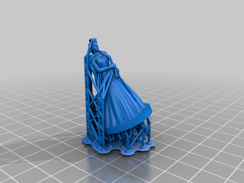 Free 3D file The Snow Queen 🌨️ ・Template to download and 3D print・Cults