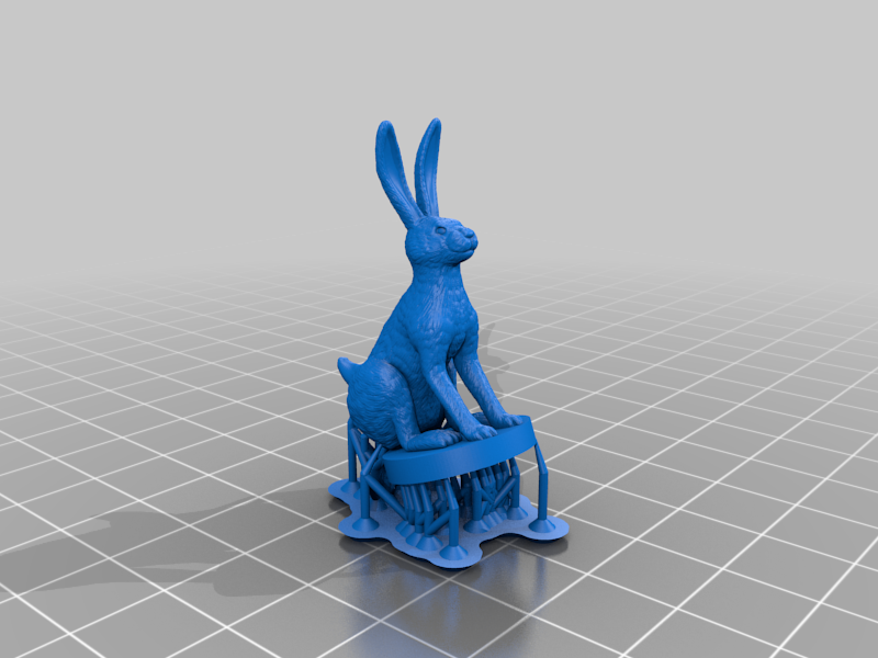 🎲 Jackalope & Regular Jack Rabbits・Free STL File for 3D printing・Cults