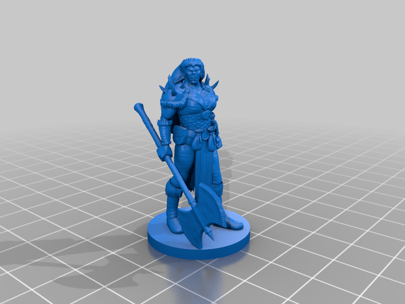 👺 Orc Fighter・Free STL File for 3D printing・Cults