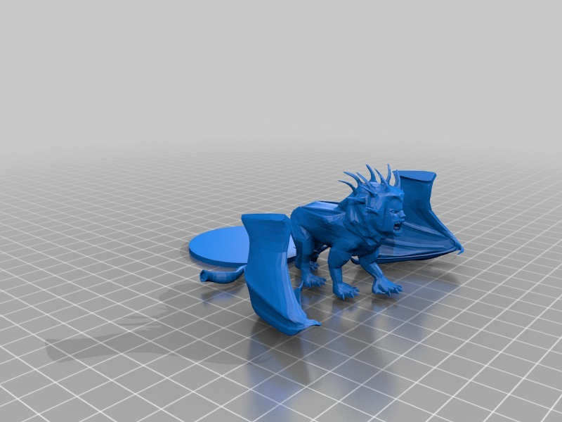 🇬🇷 Manticore・Free STL File for 3D printing・Cults