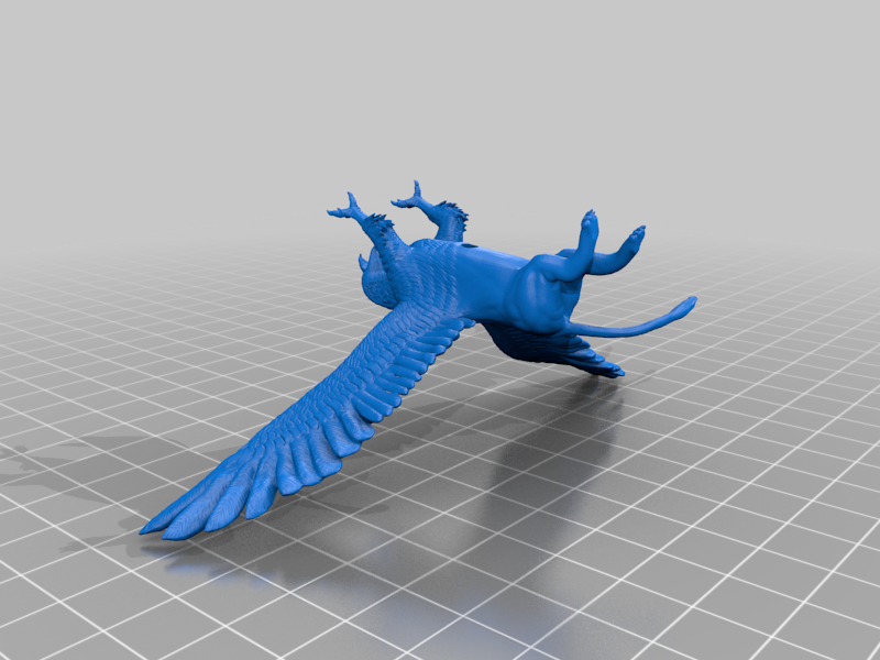 🇬🇷 Griffon・Free STL File for 3D printing・Cults