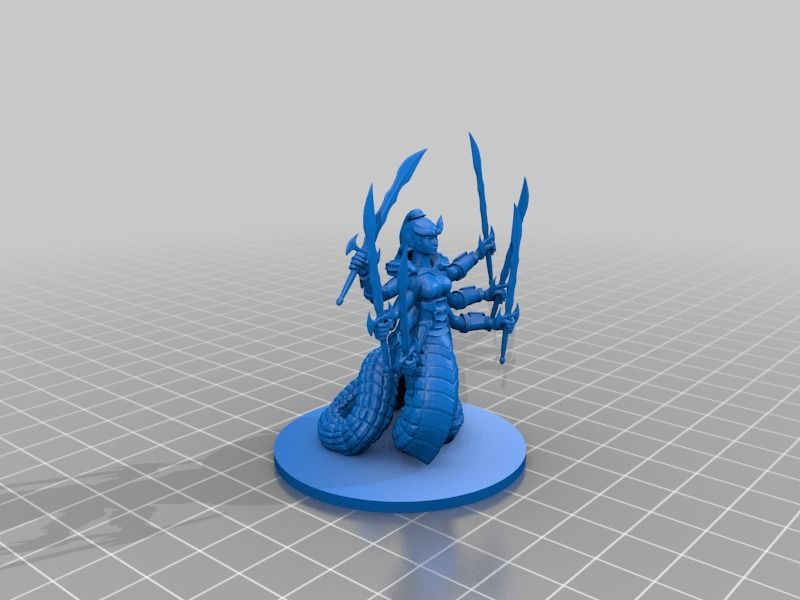 😈 Marilith・Free STL File for 3D printing・Cults