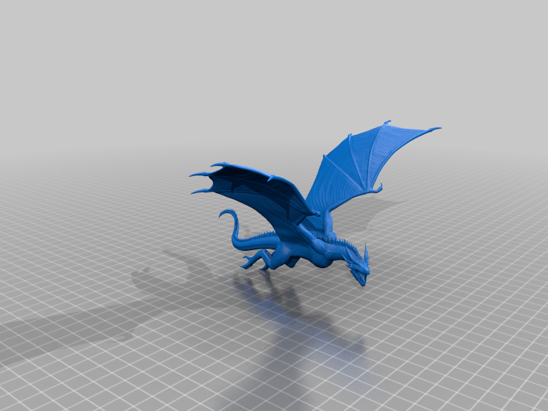 Free STL file Winged Drake 🐉 ・3D printable model to download・Cults