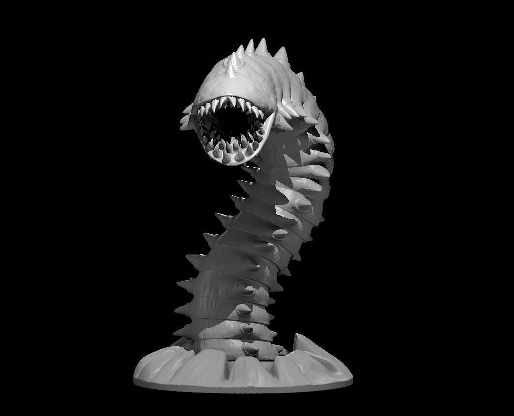 🪱 Purple Worm Updated・Free STL File for 3D printing・Cults