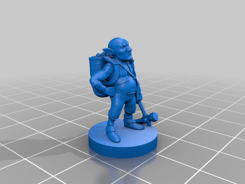 🎲 Svirfneblin ( Deep Gnome )・Free STL File for 3D printing・Cults