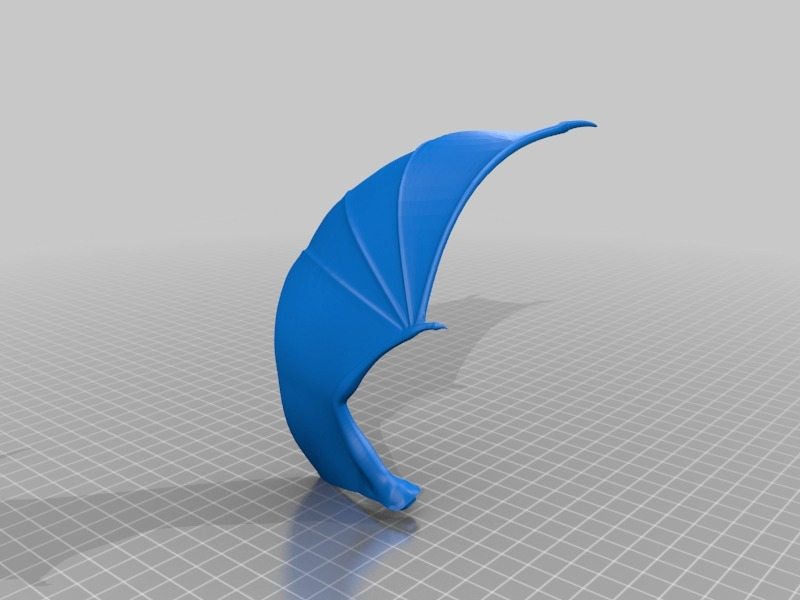 Free STL file Blue Dragon Flying 🐉 ・3D print design to download・Cults