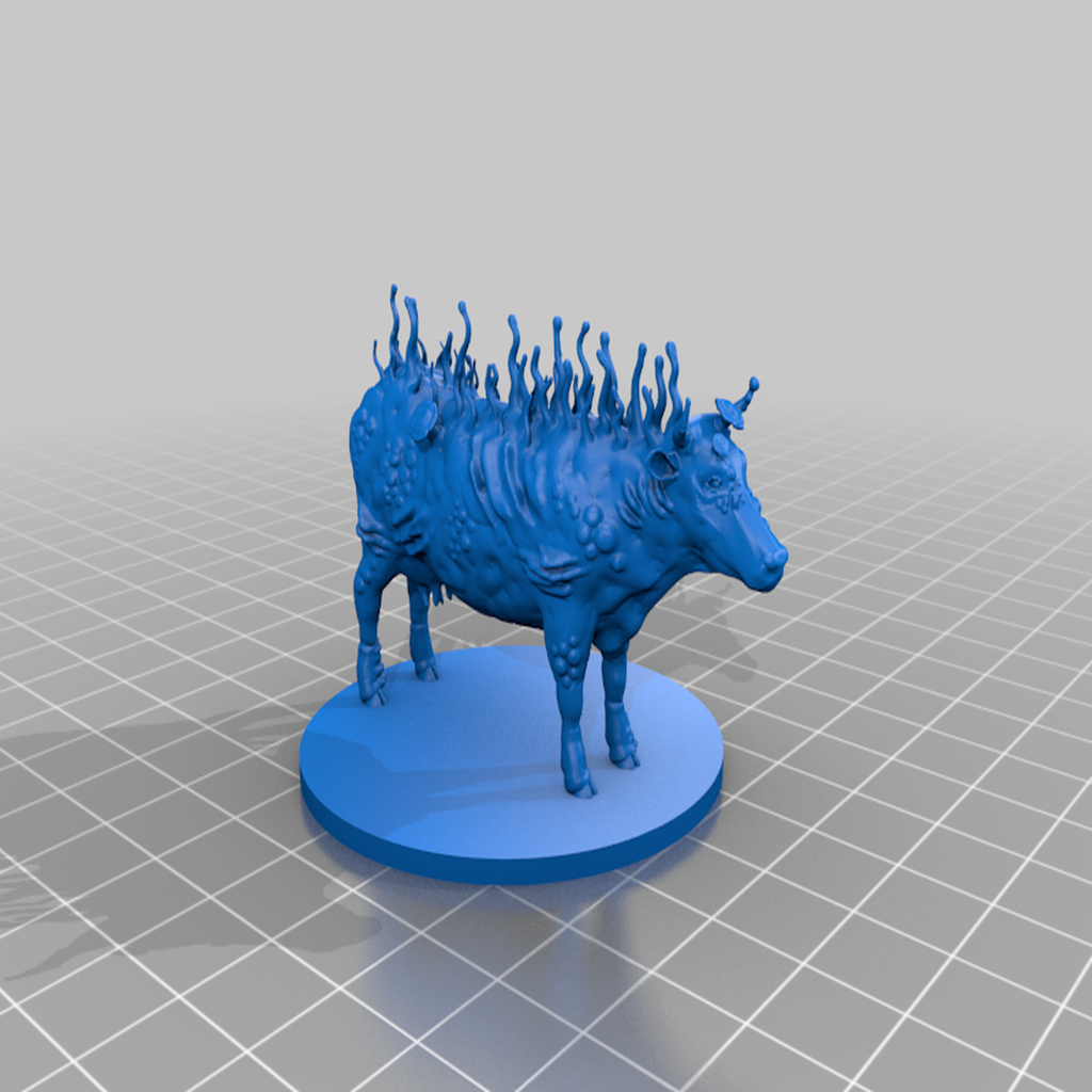 Free STL file Fungal Cow 🐄 ・3D printable model to download・Cults
