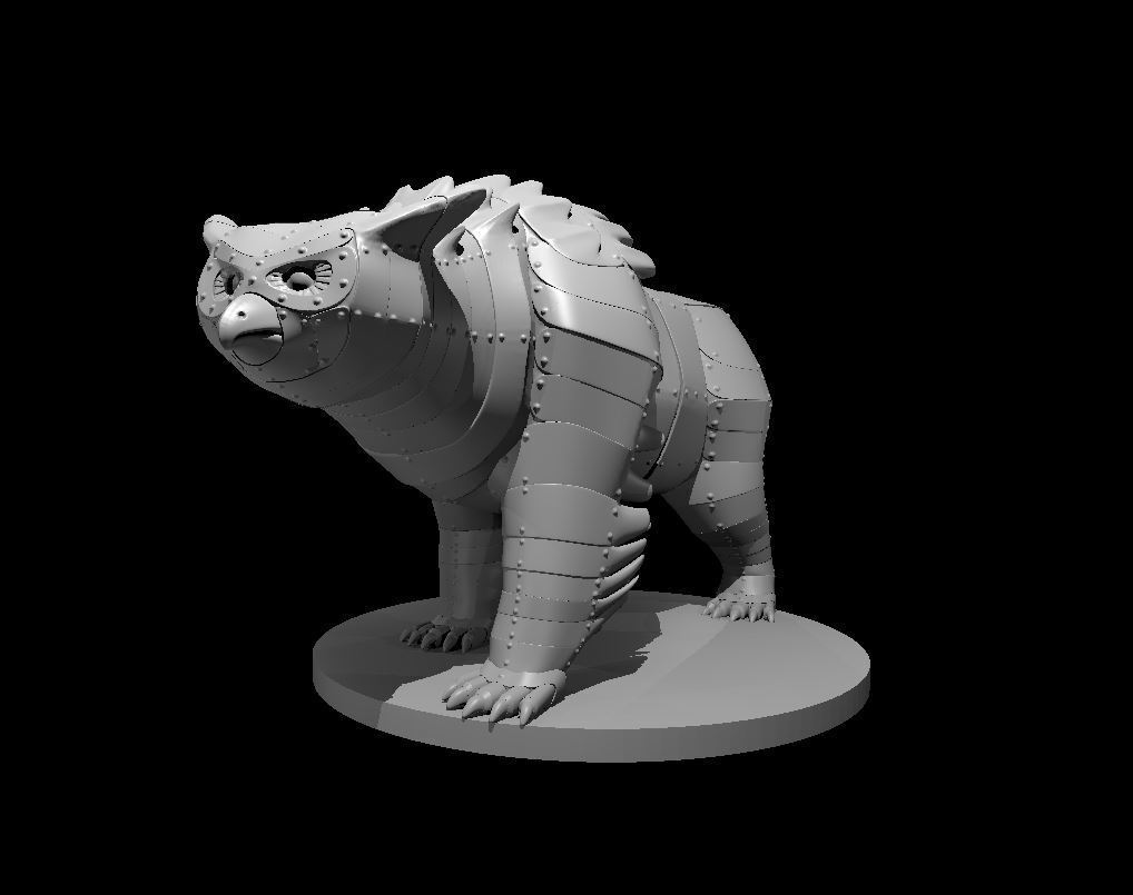 Free STL file Clockwork Owlbear 🐻 ・3D printer model to download・Cults