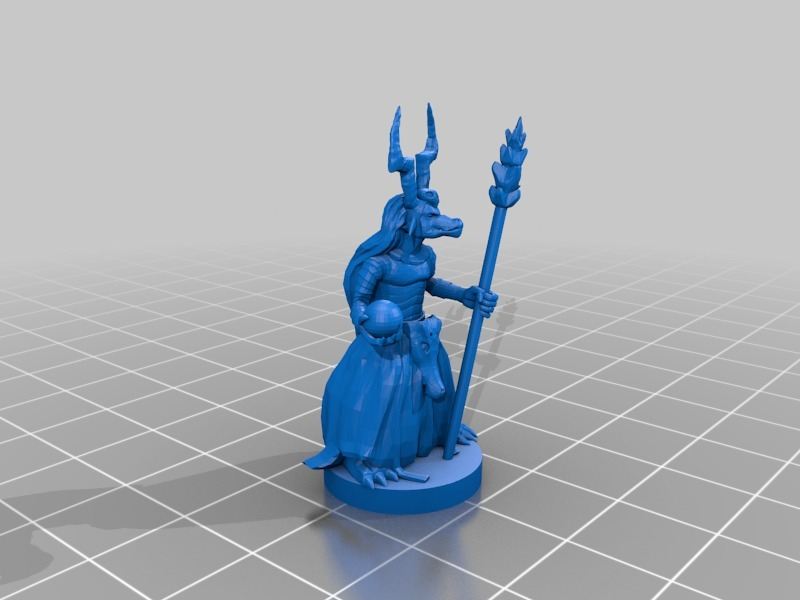 Free 3D file Kobold Chieftain 🎲 ・3D print design to download・Cults