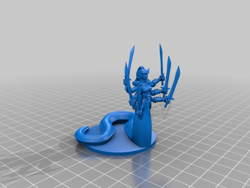 😈 Marilith・Free STL File for 3D printing・Cults