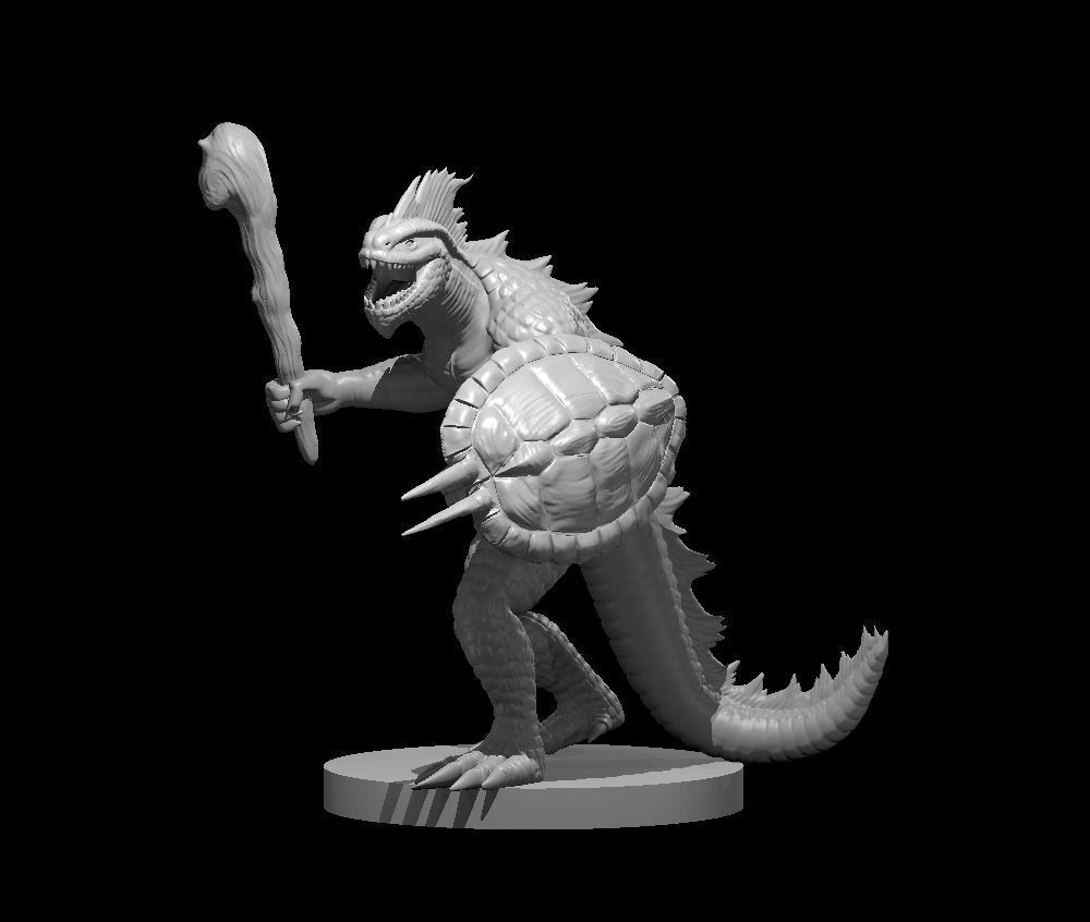 🦎 Lizardfolk・Free STL File for 3D printing・Cults