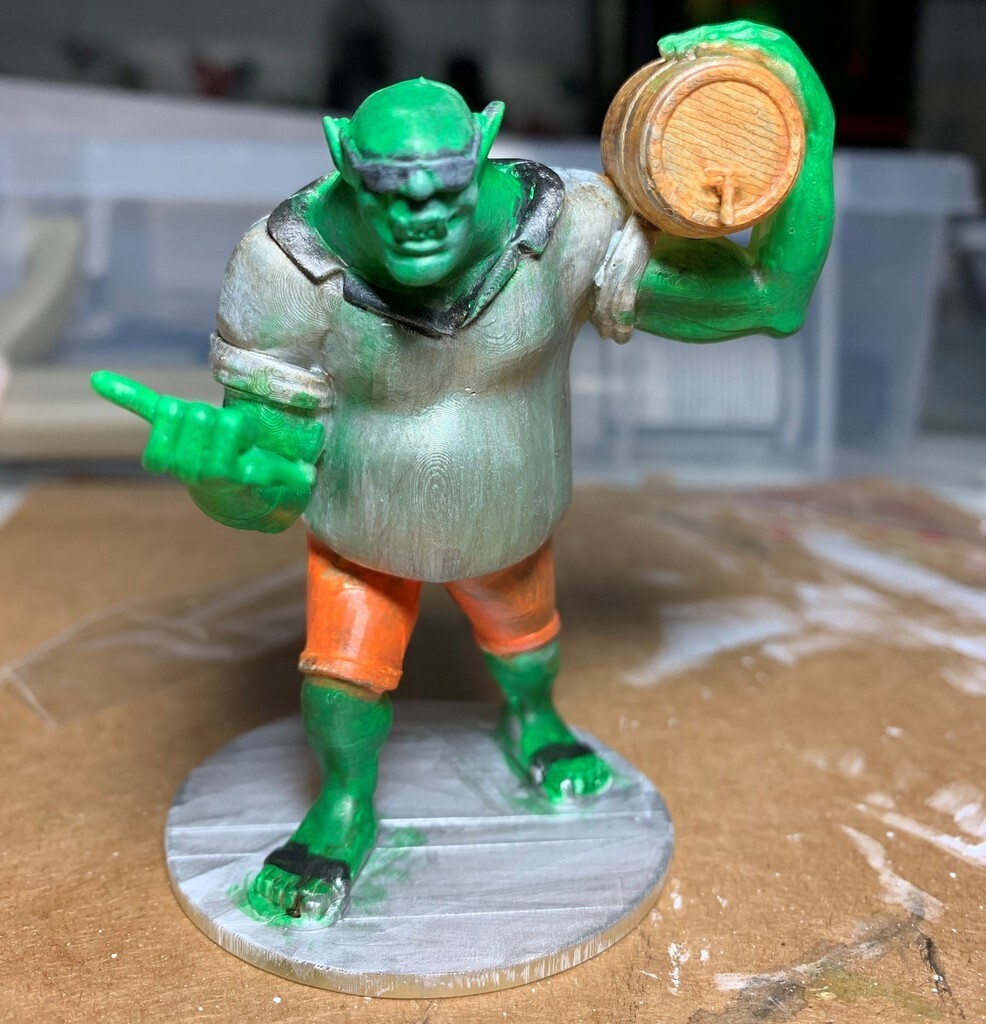 🥳 Party Ogre!・Free STL File for 3D printing・Cults