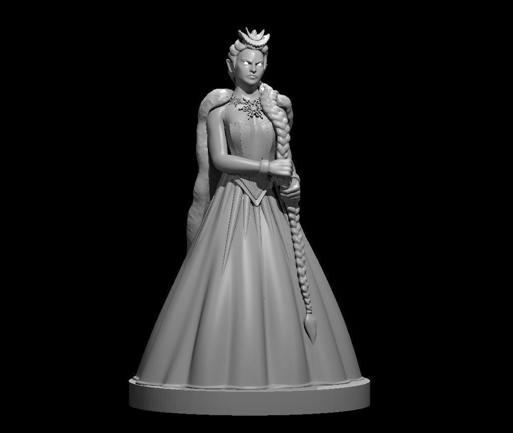 Free 3D file The Snow Queen 🌨️ ・Template to download and 3D print・Cults