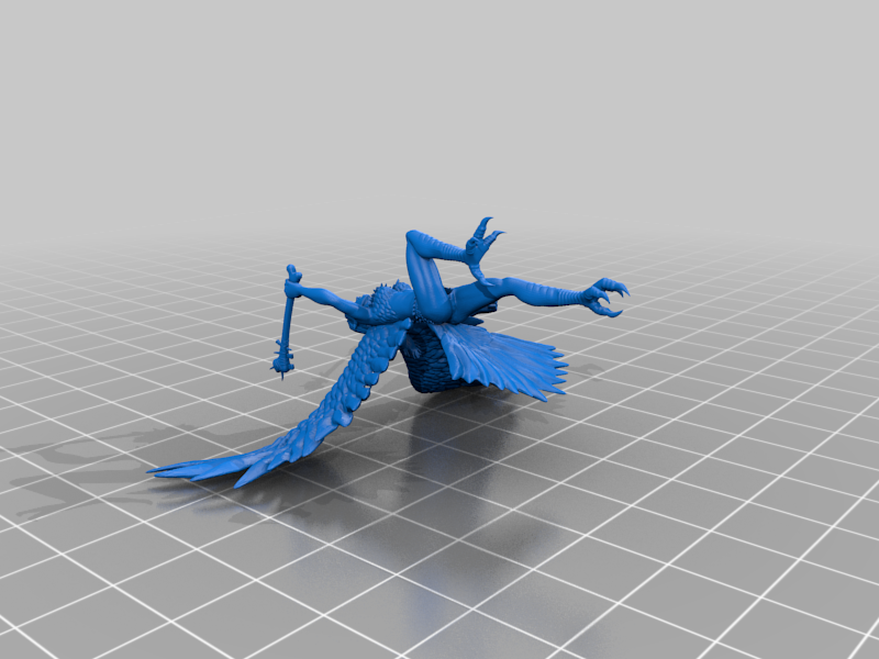 Free STL file Harpy 🐦 ・3D print design to download・Cults