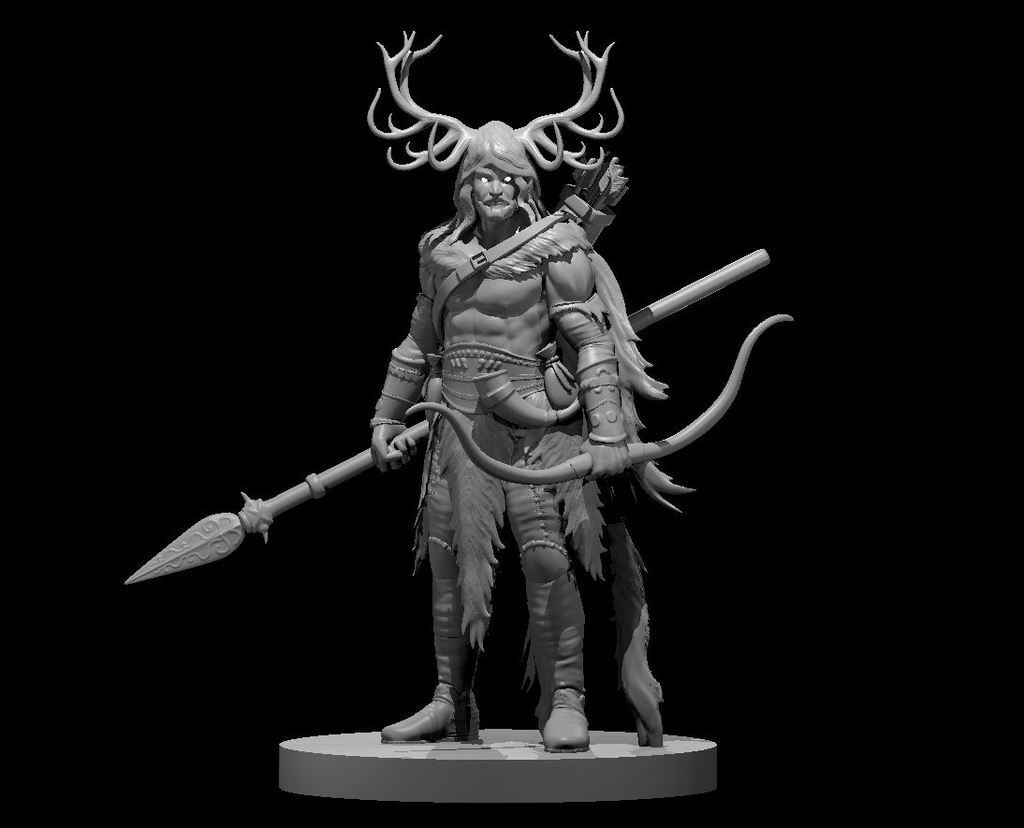 🎲 Lord of the Hunt・Free 3D File for ・Cults