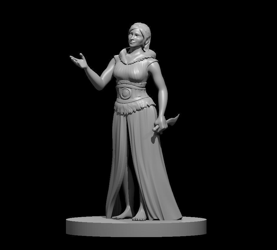 Free 3D file Ice Maiden 🧊 ・Model to download and 3D print・Cults