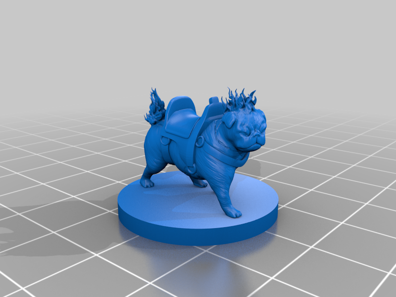 🐶 Hell Pug・Free STL File for 3D printing・Cults