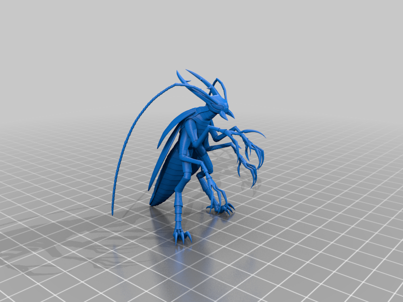 🪳 Akyishigal, Demon Lord of Cockroaches・Free STL File for 3D printing・Cults