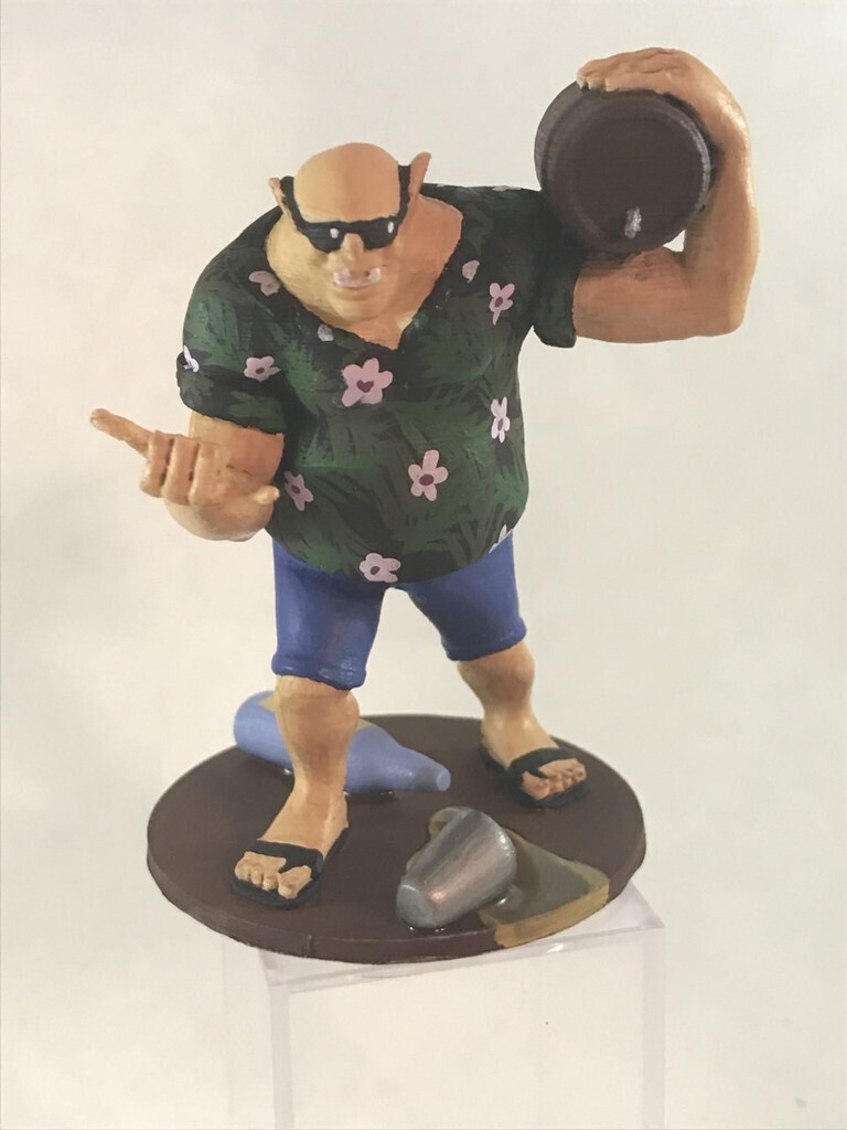 🥳 Party Ogre!・Free STL File for 3D printing・Cults
