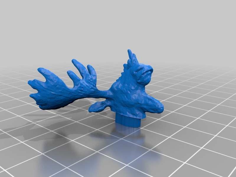 🎲 Moose Miniature・Free STL File for 3D printing・Cults