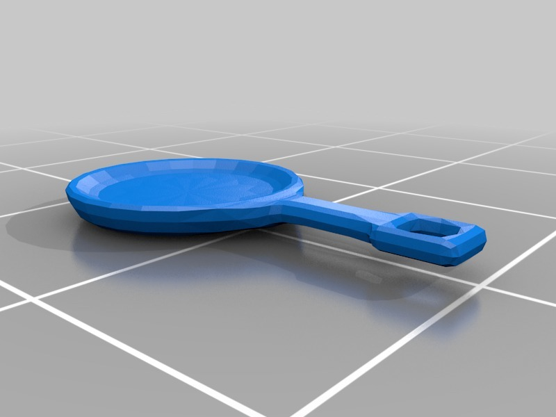 🎲 Frying Pan Fighting Dude!・Free STL File for 3D printing・Cults