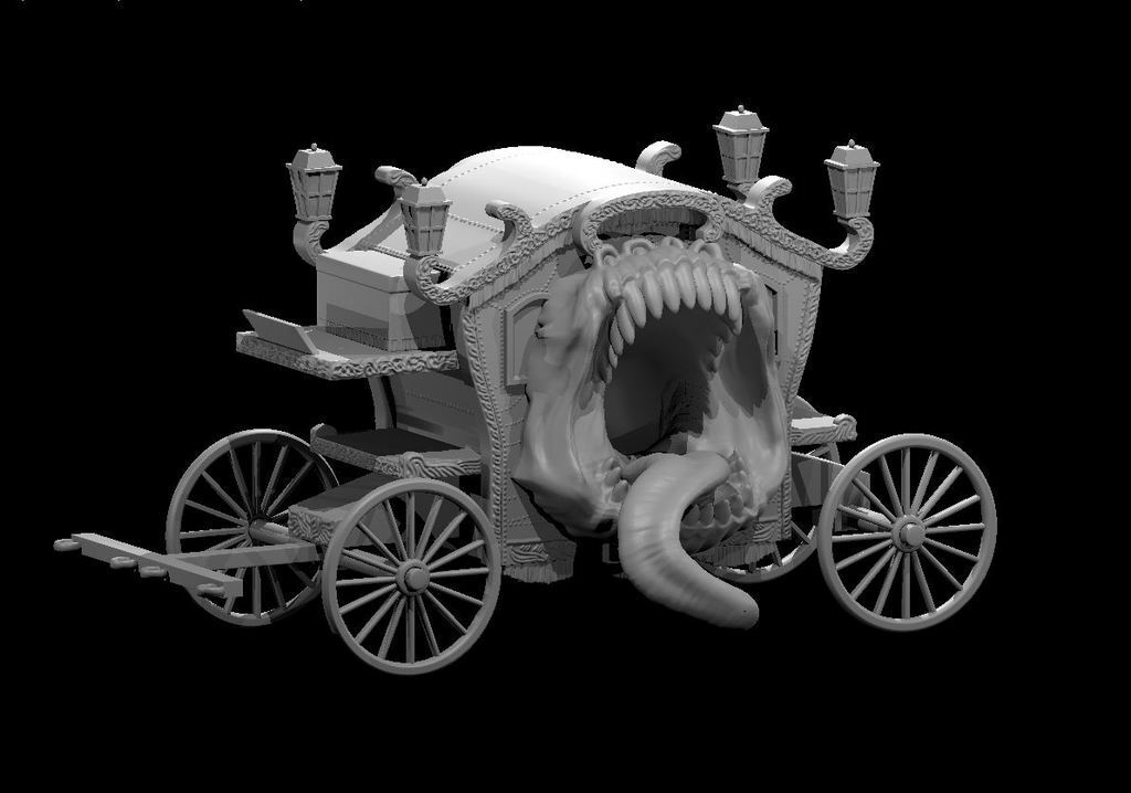 👹 Carriage Mimic・Free 3D File for ・Cults