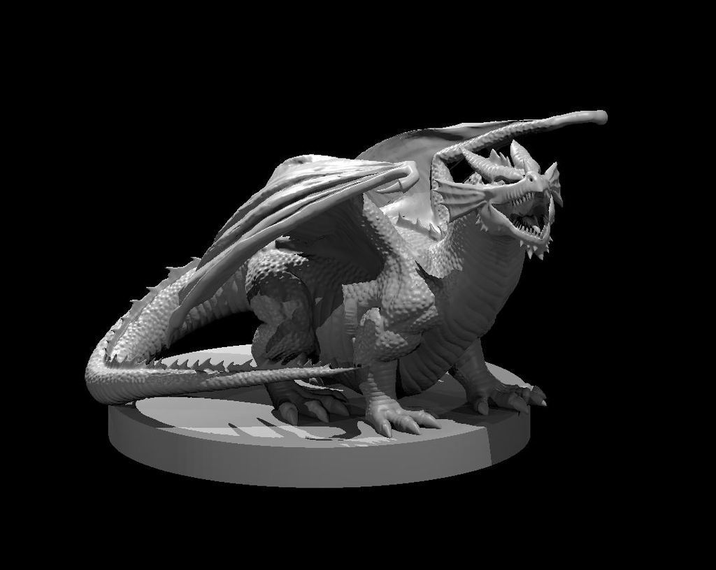 Free STL file Chonky Red Dragon Wyrmling 🐉 ・3D printable design to ...