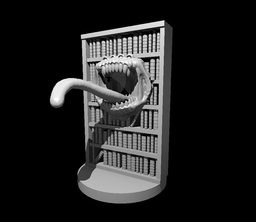 📚 Book Shelf Mimic Updated・Free STL File for 3D printing・Cults