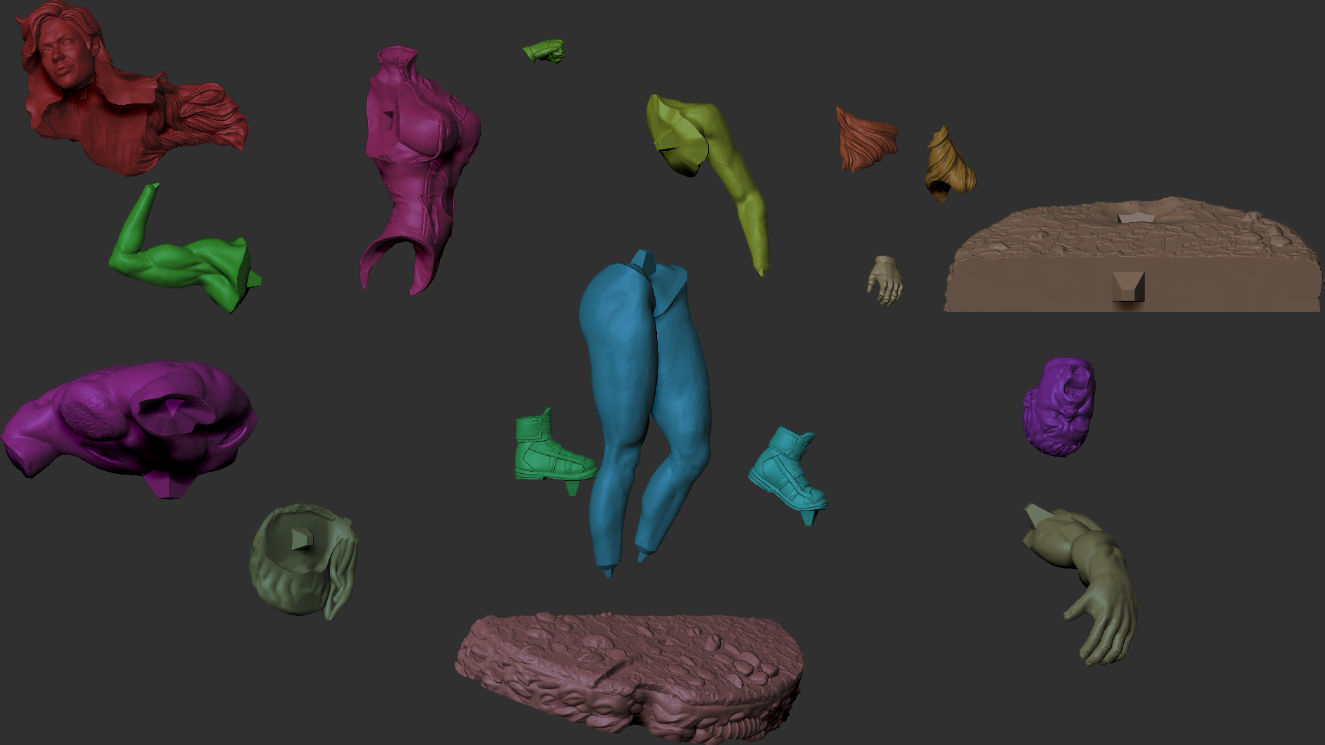 🥵 She-Hulk Model3 3D Print・ 3D File for ・Cults