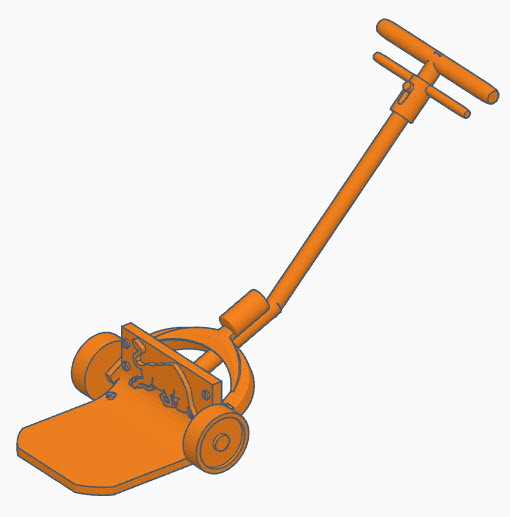 🏎️ F1 pit lane jack・ STL File for ・Cults