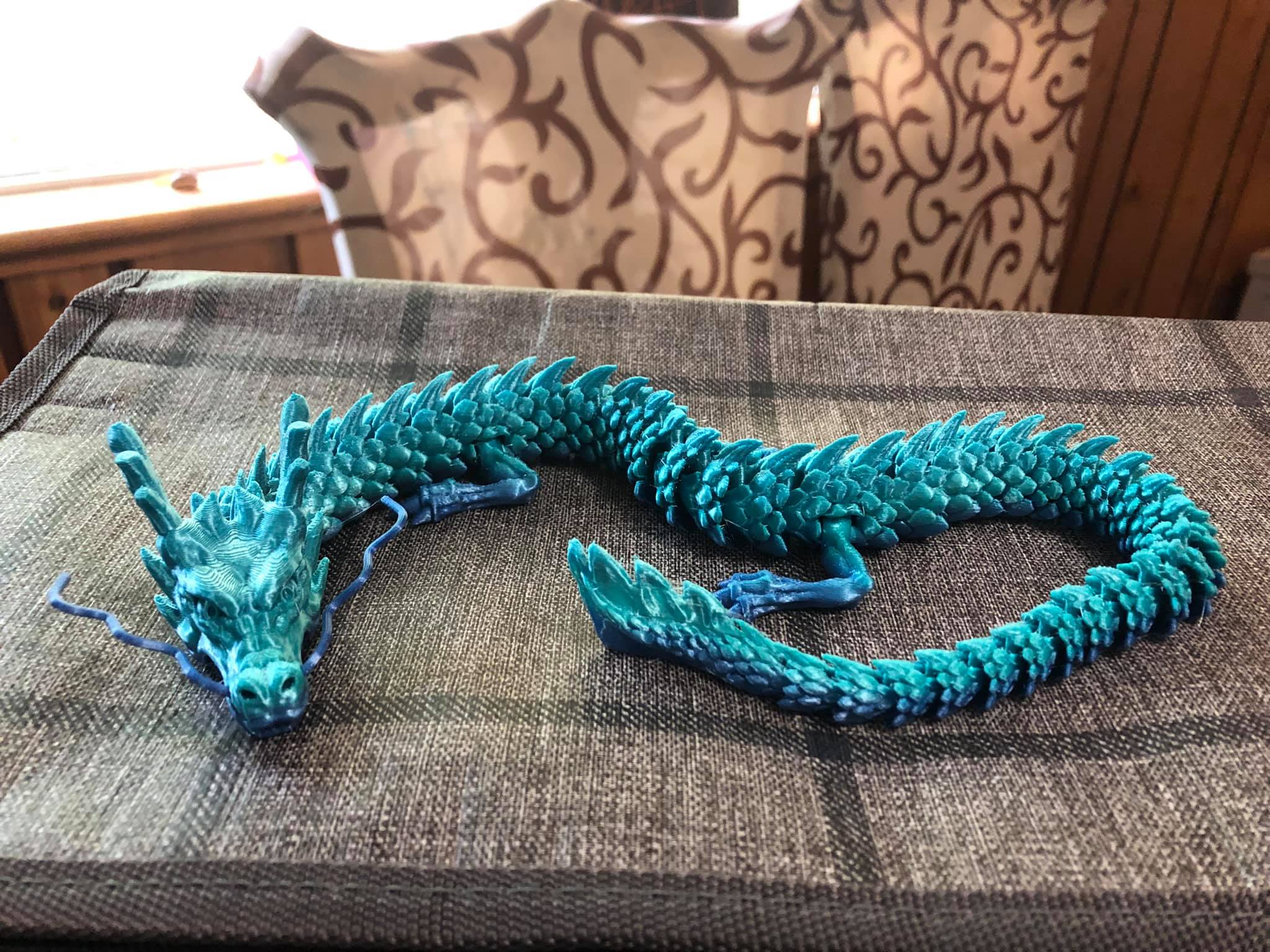 3D printer Articulated Dragon • made with Prusa MK3s+・Cults