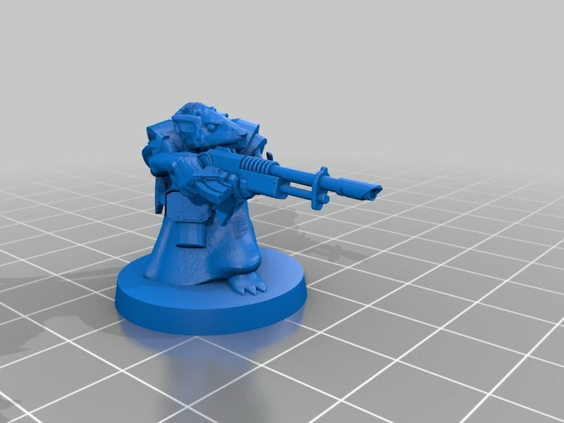 ⚔ 40k skaven rifleman・Free STL File for ・Cults
