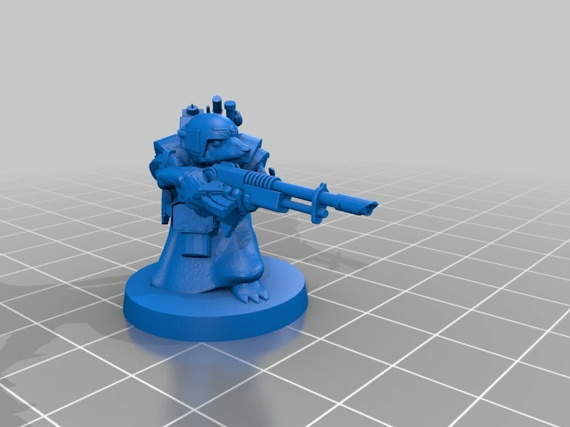 ⚔ 40k skaven rifleman・Free STL File for ・Cults
