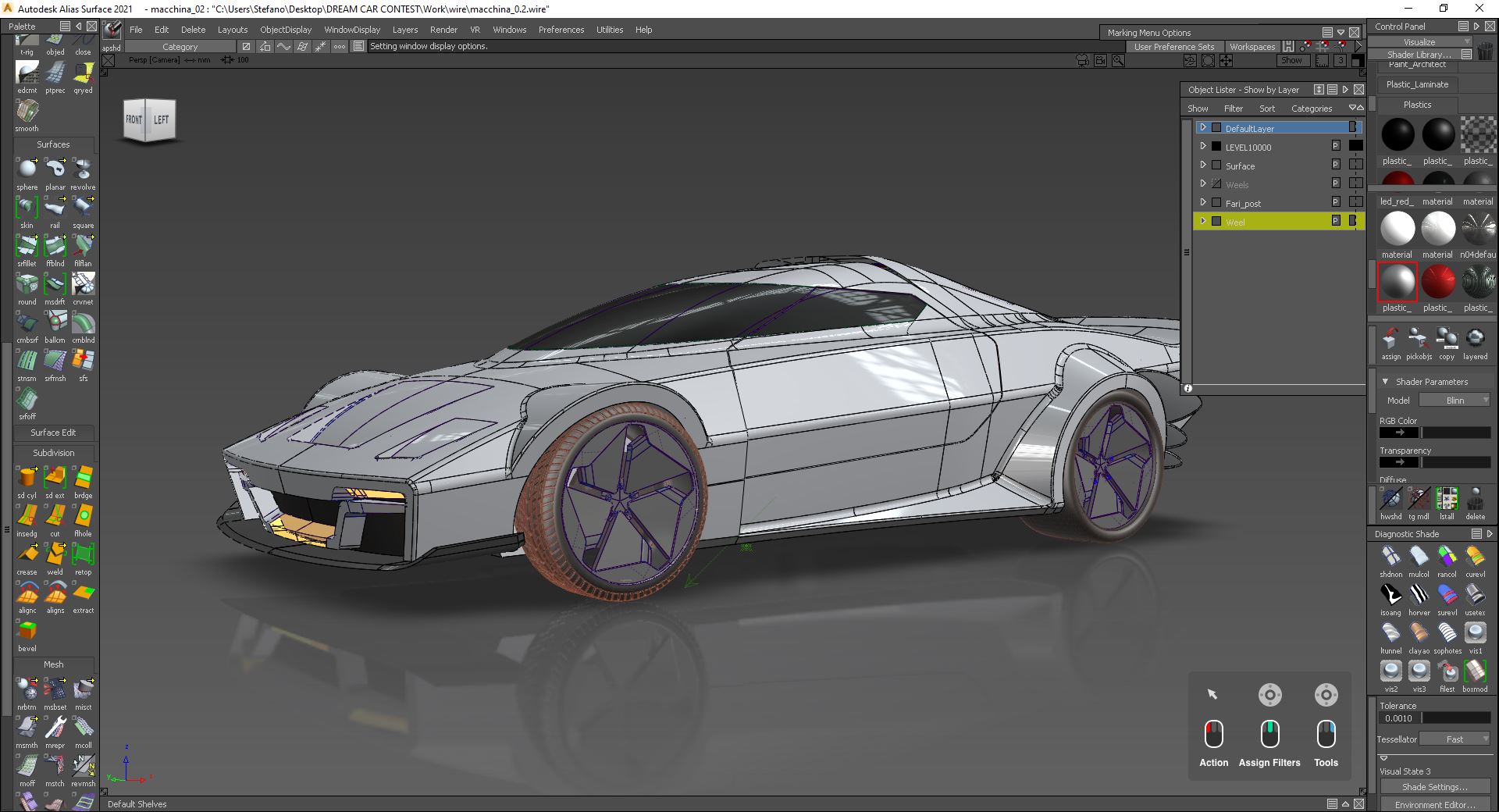 STL file Restomod concept car (ispired by Lancia) #VoxelabCultsCar 🚗 ...