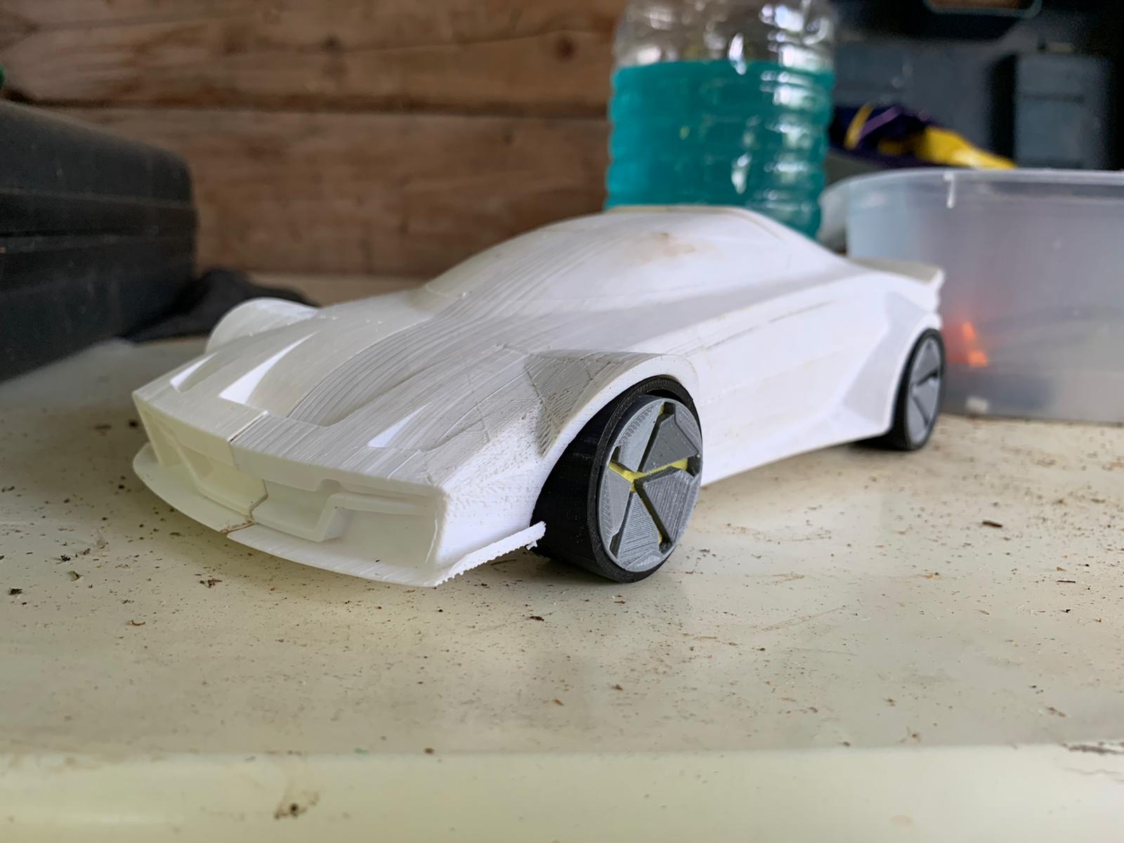 STL file Restomod concept car (ispired by Lancia) #VoxelabCultsCar 🚗 ...