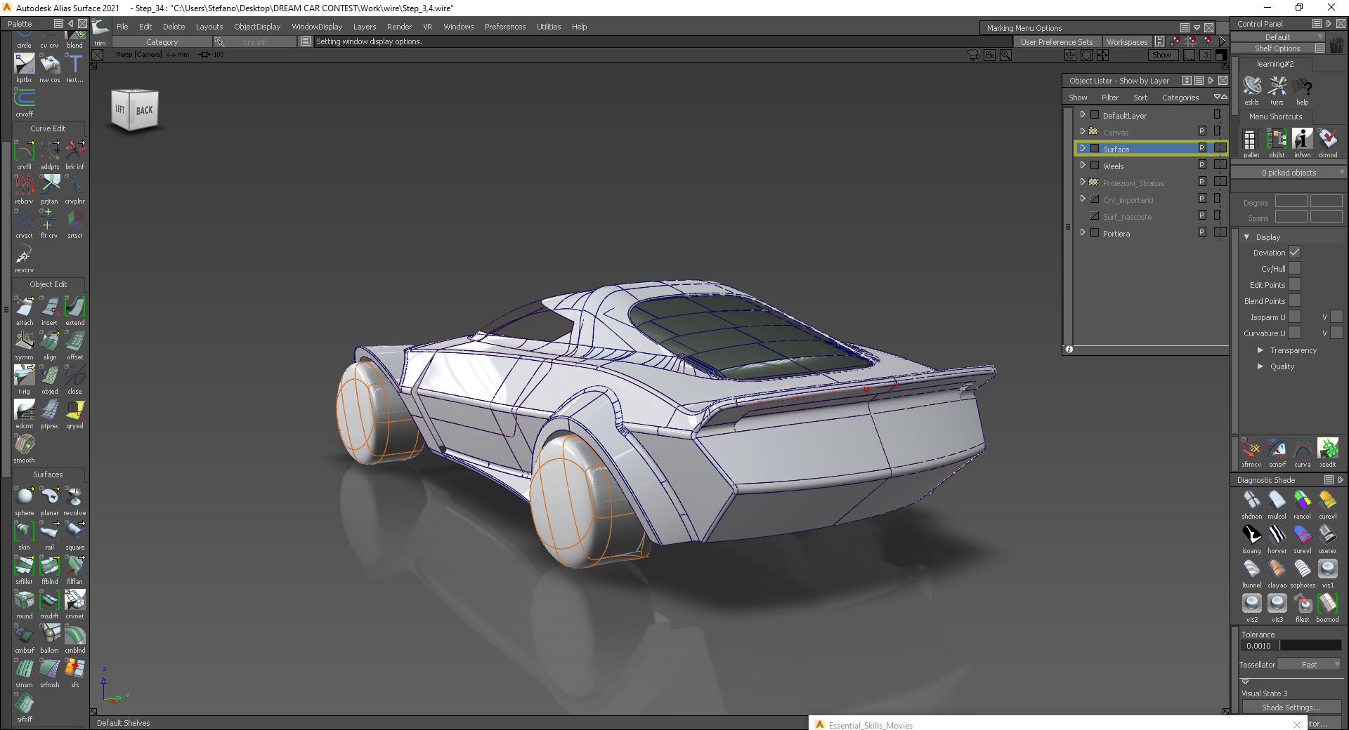 STL file Restomod concept car (ispired by Lancia) #VoxelabCultsCar 🚗 ...