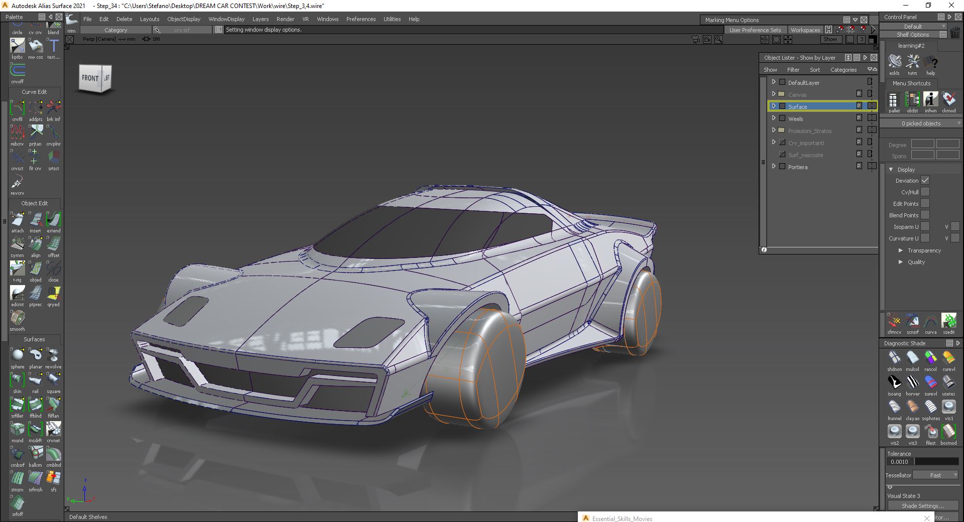 STL file Restomod concept car (ispired by Lancia) #VoxelabCultsCar 🚗 ...