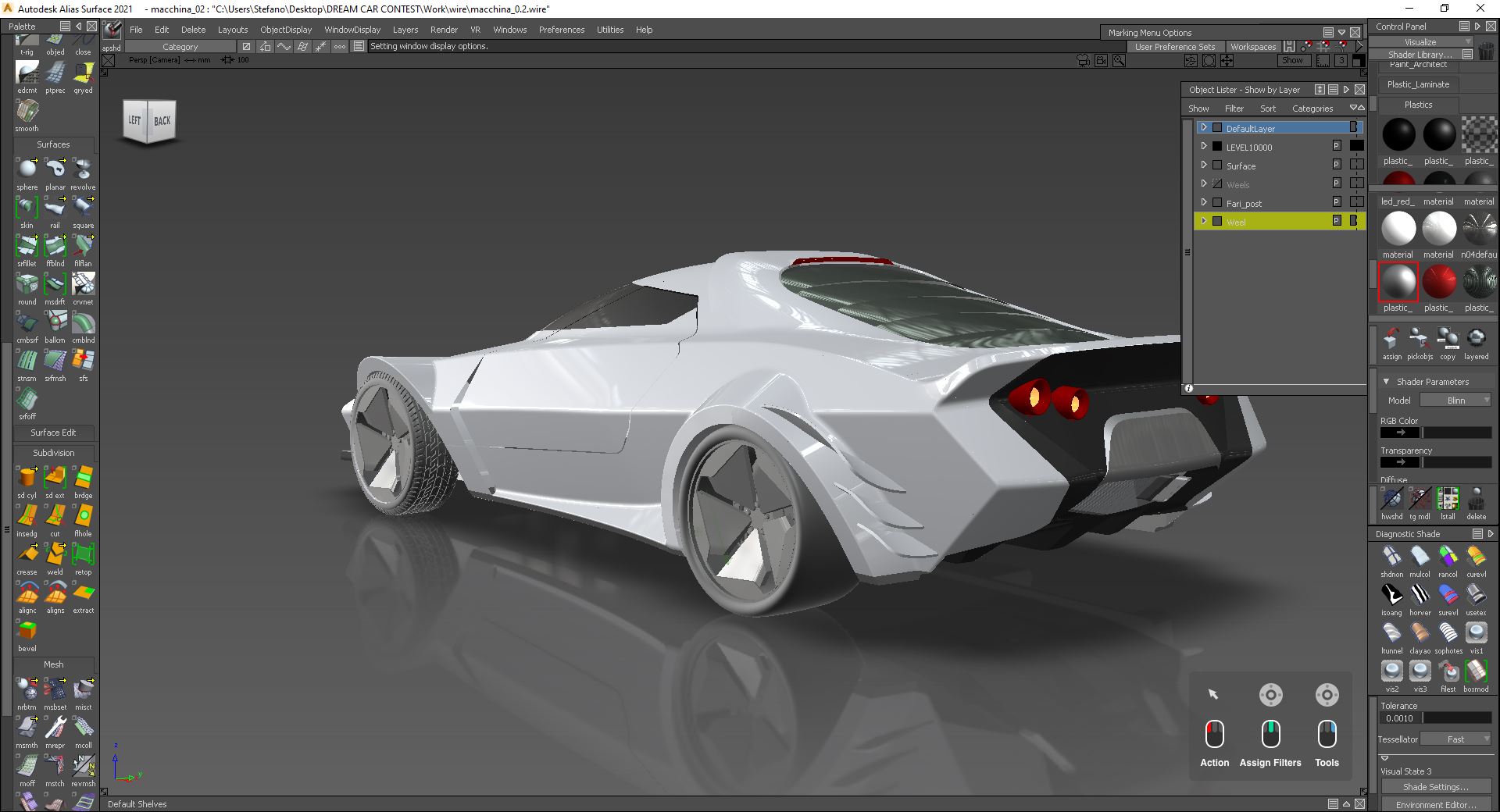 STL file Restomod concept car (ispired by Lancia) #VoxelabCultsCar 🚗 ...
