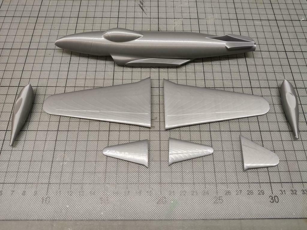 Free STL file Simple P-80 Shooting Star (mod. 1) ⭐ ・3D print design to ...