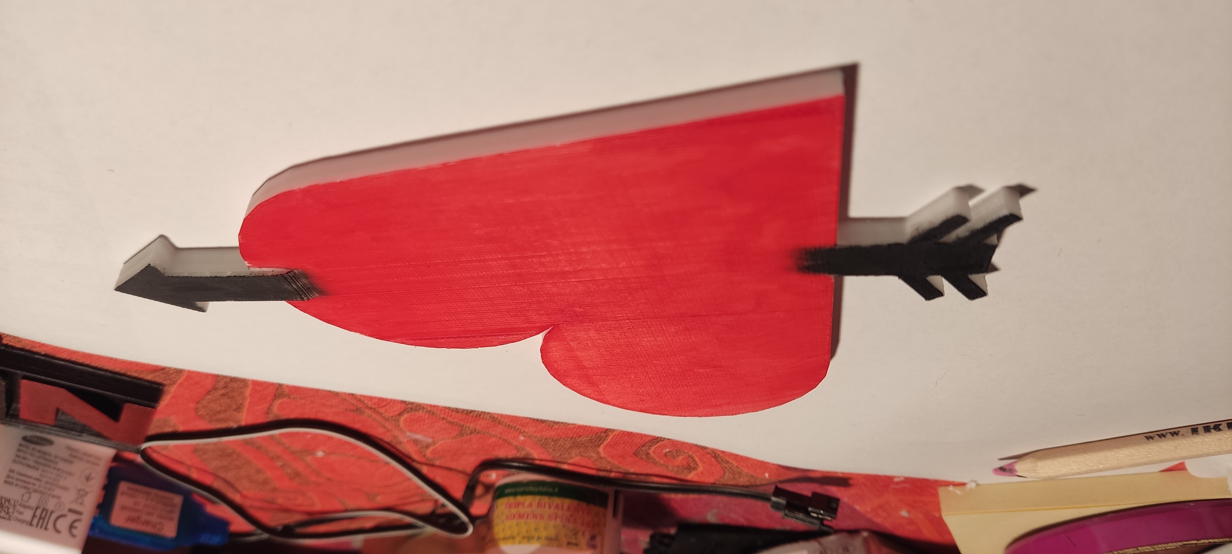 Free STL file Valentine's day geometric heart 💜・3D printing model to ...