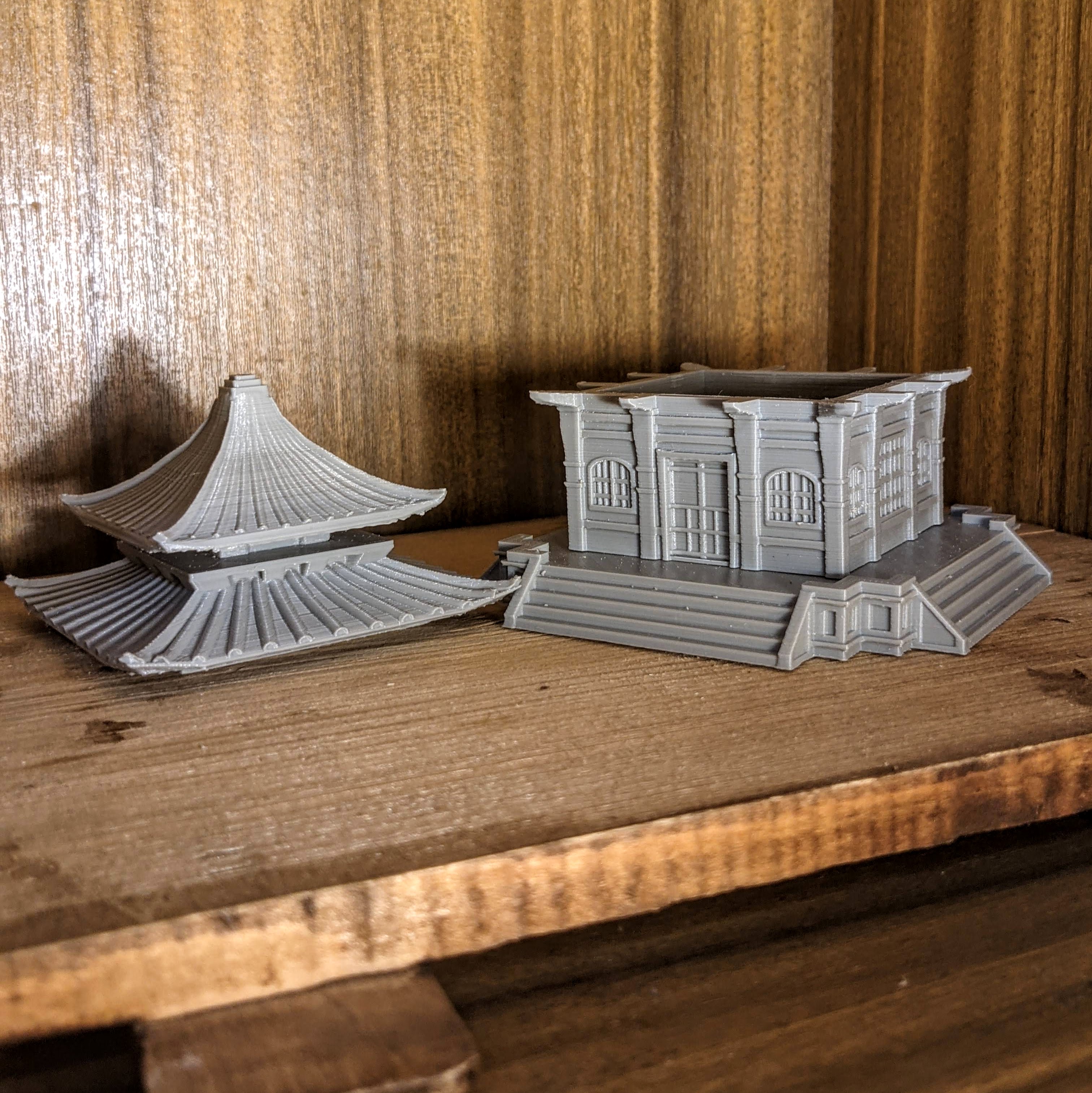 🕍 Japanese Temple Box・Free STL File for ・Cults