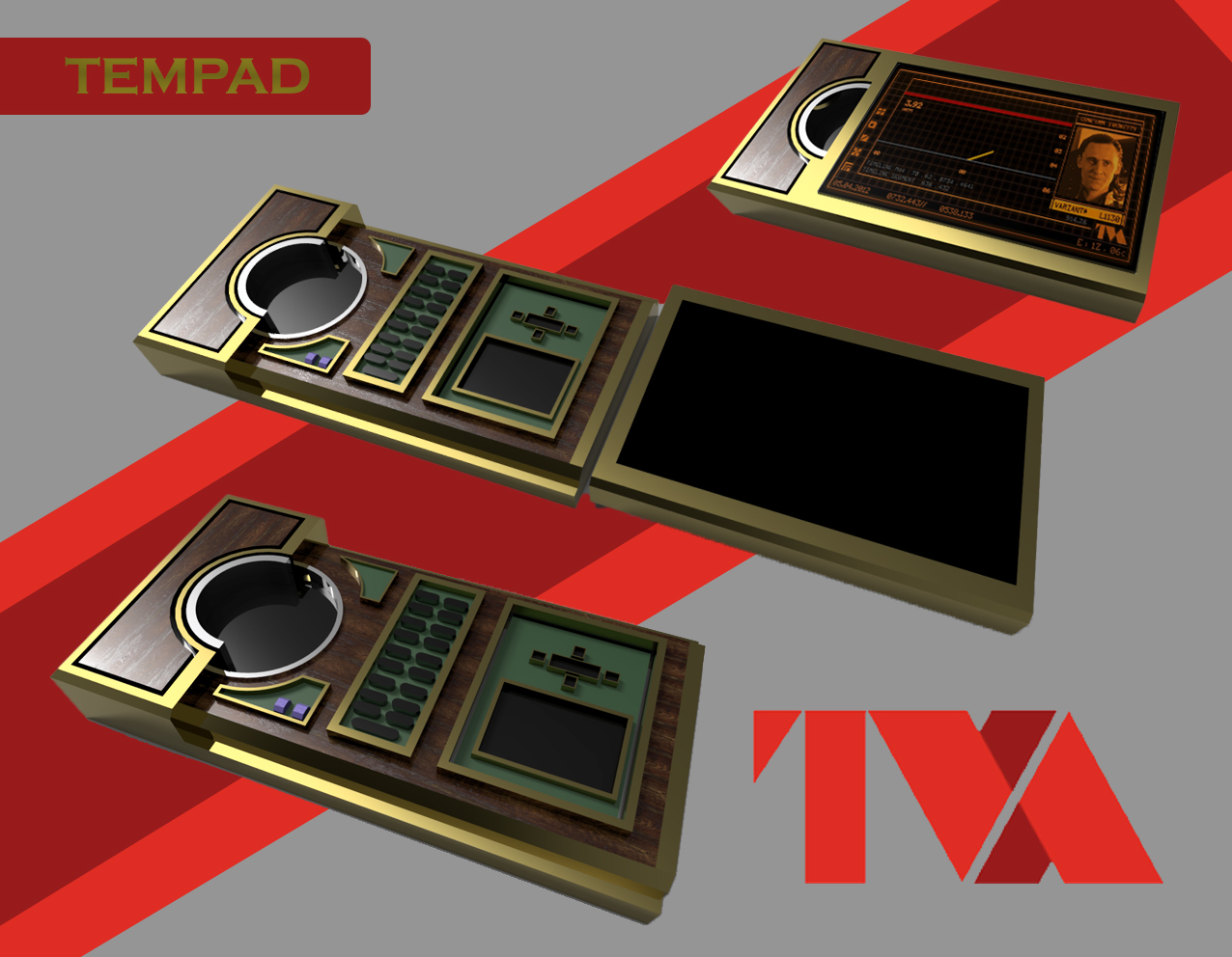 STL file LOKI: TemPad 👽 ・3D printing template to download・Cults