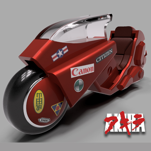 STL file Akira motorcycle 🏍️・3D printing idea to download・Cults
