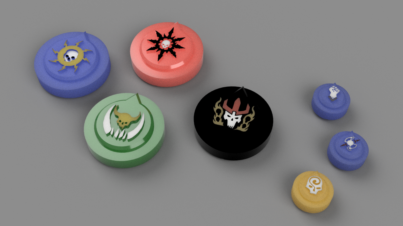 🔨 War Hammer AOS - 3rd Edition - Turn/Game Tracker・ STL File for ・Cults