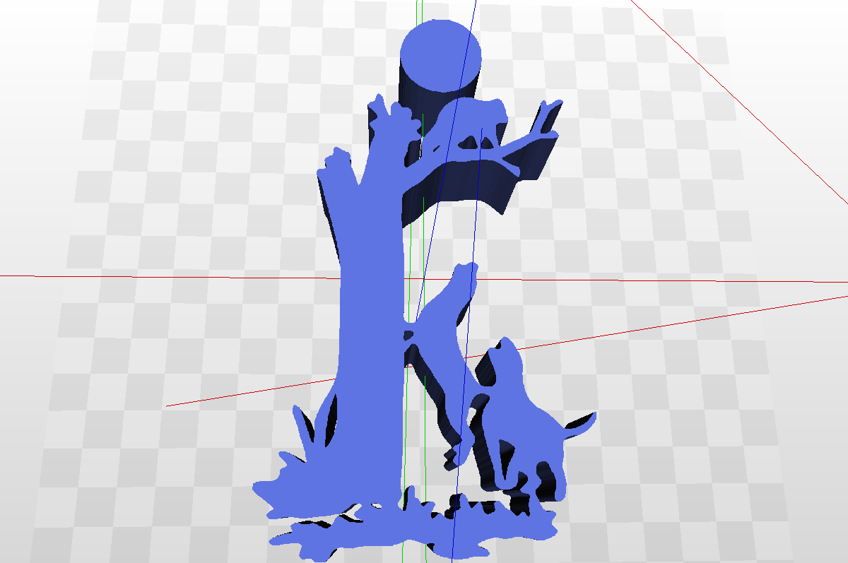 🦝 Coon Hunting Scene・ STL File for ・Cults