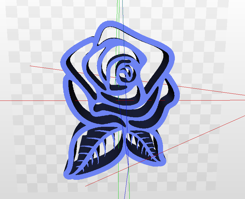 🌹 Simple Rose・Free STL File for ・Cults